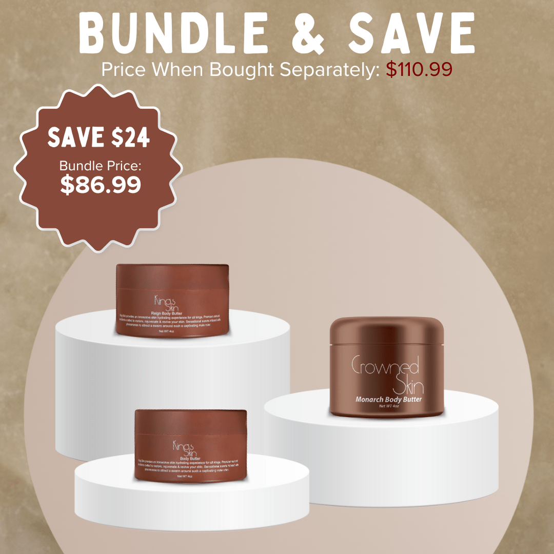 King, Reign and Monarch Body Butter Set – Crowned Skin